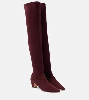 Manolo Blahnik Lupasca Over-the-knee Boots - Black