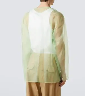 Dries Van Noten Oversized Sheer Top