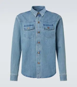 TOM FORD Denim Shirt - Blue