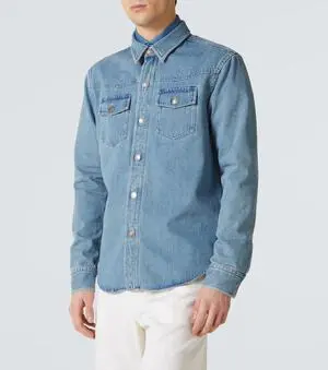 TOM FORD Denim Shirt - Blue