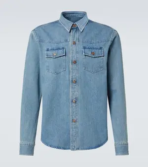 TOM FORD Denim Shirt - Blue