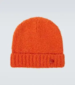 GOD'S TRUE CASHMERE Vermillion Wind Beanie - Orange