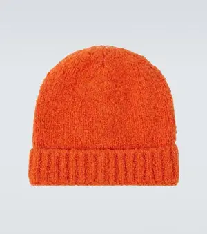 GOD'S TRUE CASHMERE Vermillion Wind Beanie - Orange