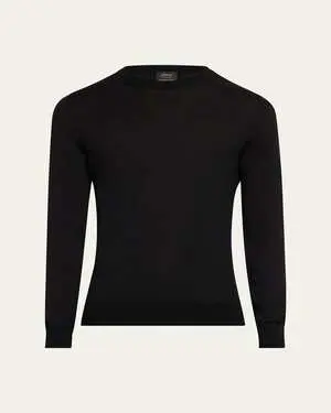 Brioni Long-sleeve Crewneck T-shirt