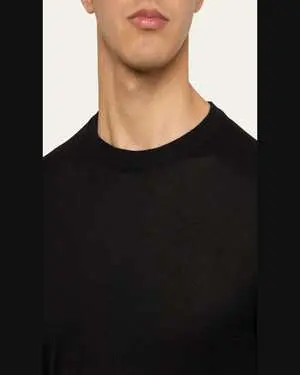 Brioni Long-sleeve Crewneck T-shirt