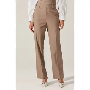 Astr The Label Brooks Straight Leg Pants - Taupe
