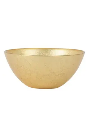 VIETRI Moon Glass Small Deep Bowl - Gold