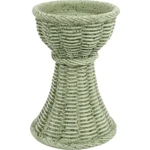 VIETRI Casa Medium Candlestick - Green