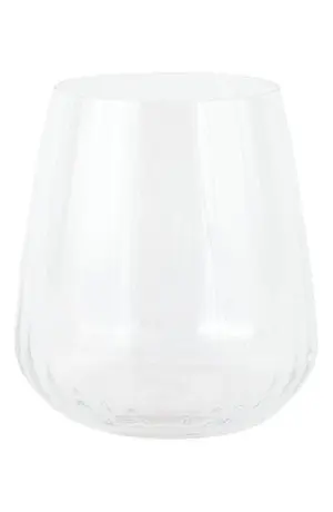 VIETRI Francesca Double Old Fashioned Glass - Clear
