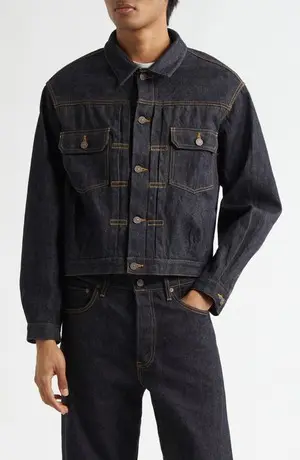 Visvim 101x Oversize Overdyed Denim Jacket - Raw Mud Od