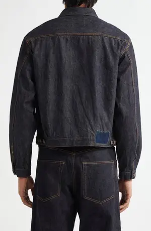 Visvim 101x Oversize Overdyed Denim Jacket - Raw Mud Od