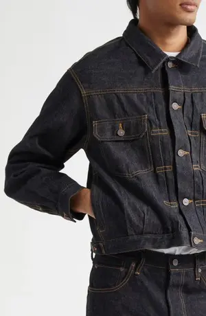 Visvim 101x Oversize Overdyed Denim Jacket - Raw Mud Od