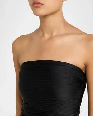 A.L.C. Bianca Pleated Gown - Black
