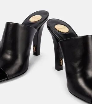 Saint Laurent Jill 95 Leather Mules