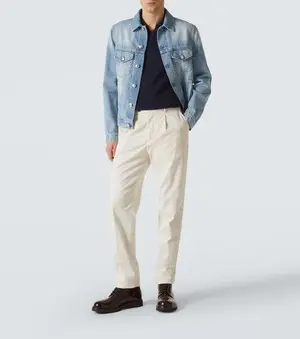 Brunello Cucinelli Denim Trucker Jacket