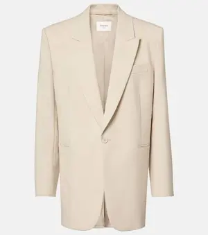 Saint Laurent Single-breasted Wool Blazer