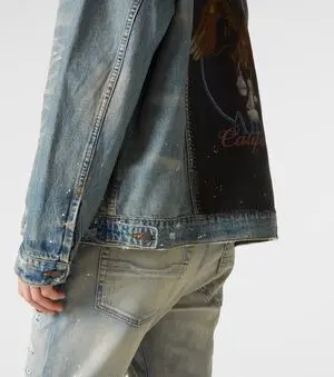 Amiri Vintage Pegasus Denim Jacket