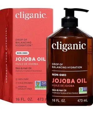 CLIGANIC 100% Pure Jojoba Oil Oz - Blue