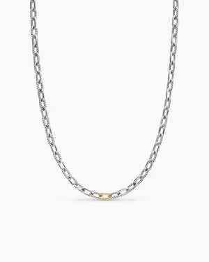 David Yurman Dy Madison® Chain Necklace - Sterling Silver/18k Yellow Gold