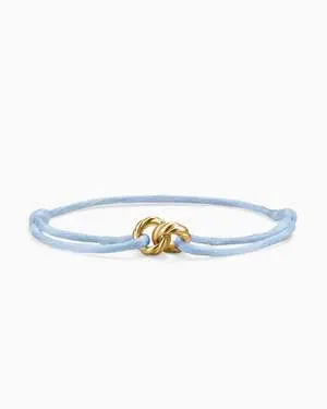 David Yurman Sculpted Cable Linked Cord Bracelet - Baby Blue