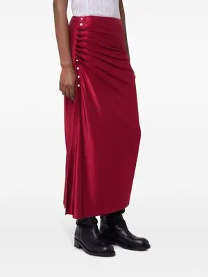 Rabanne Jersey Maxi Skirt - Red