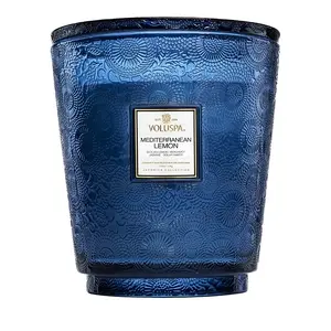 Voluspa Mediterranean Lemon 5 Wick Hearth Candle, 123 Oz - No Color