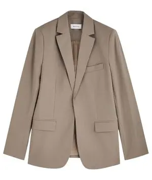 Matteau Wool-blend Blazer - Taupe