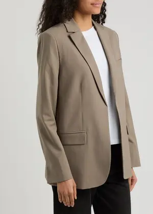 Matteau Wool-blend Blazer - Taupe