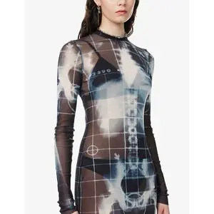 knee length dresses for ladies Any Old Iron Skeleton Dress S