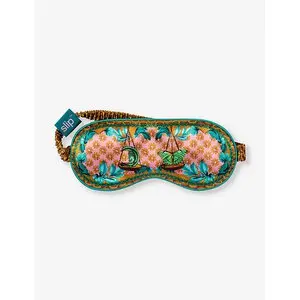 Slip Libra Graphic-print Silk Eye Mask