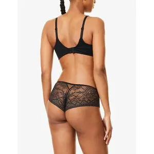 Chantelle C Jolie Wirefree Memory-foam T-shirt Bra - Black