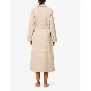 Lounge Waffle Textured Cotton-blend Dressing Gown