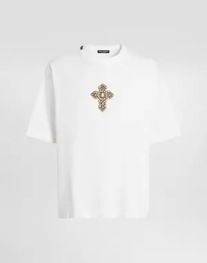 Dolce & Gabbana Cotton T-shirt With Fine Patch