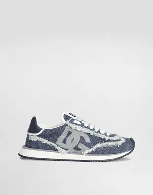 Dolce & Gabbana Dg Cushion Denim Sneakers - Azure