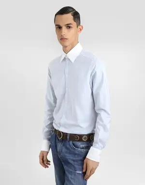 Dolce & Gabbana Striped Cotton Shirt