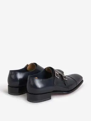 Santoni Santoni Double Buckle Shoes - Black