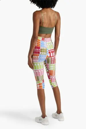 Emilio Pucci Cropped Printed Stretch Leggings