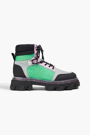 GANNI Colorblock Hiking Boots