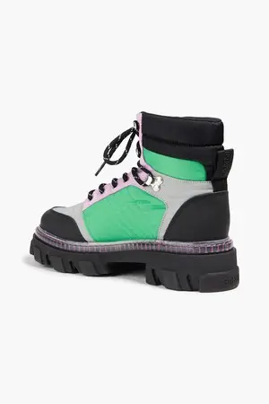 GANNI Colorblock Hiking Boots