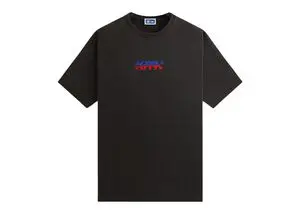 Kith X New York Rangers Hat Trick Vintage Tee Shirt - Black