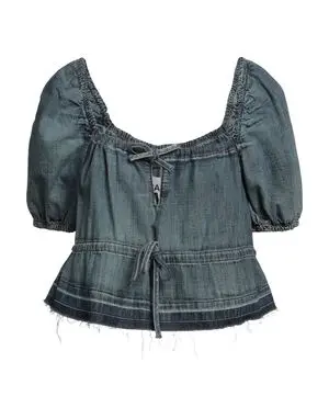 GANNI Denim Top - Blue
