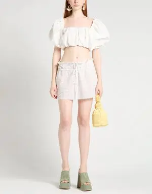 GANNI Organic Cotton Mini Skirt