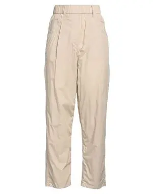 Brunello Cucinelli Tapered Poplin Pants - Beige