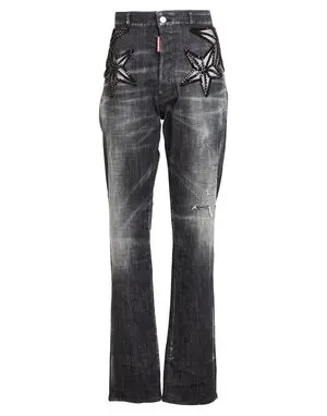 Dsquared2 Straight-leg Jeans With Embroidery