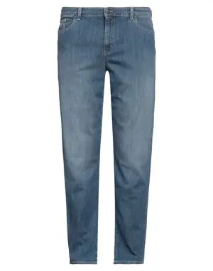 Emporio Armani Cotton Blend Jeans - Blue
