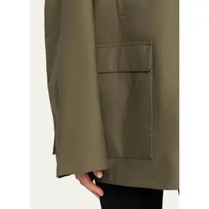 TOTEME Oversized Jacket - Khaki
