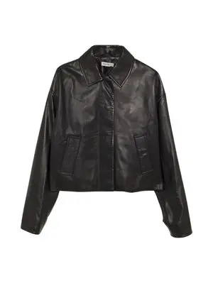 Simkhai SIMKHAI Everli Leather Jacket - Black
