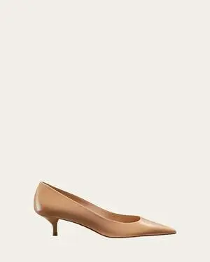 STUART WEITZMAN Patent Kitten Pumps