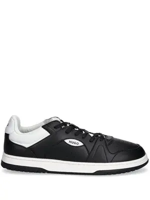 Hugo Faux-leather Sneakers - Black