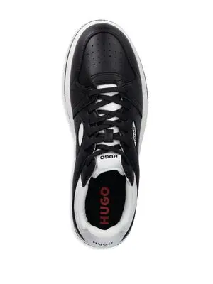 Hugo Faux-leather Sneakers - Black